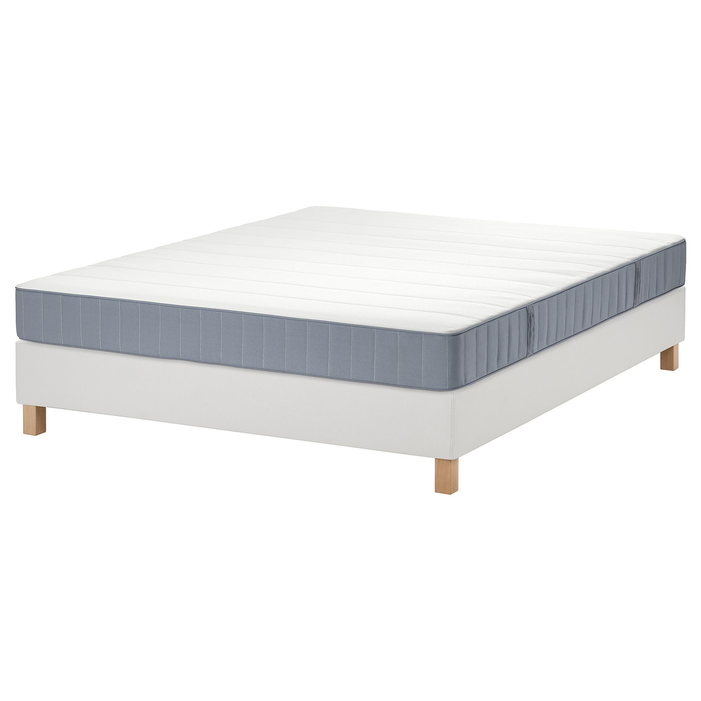 IKEA Ліжко з матрацом LYNGOR 140х200 см Білий (ИКЕА ЛИНГОР) 496.089.16 ...