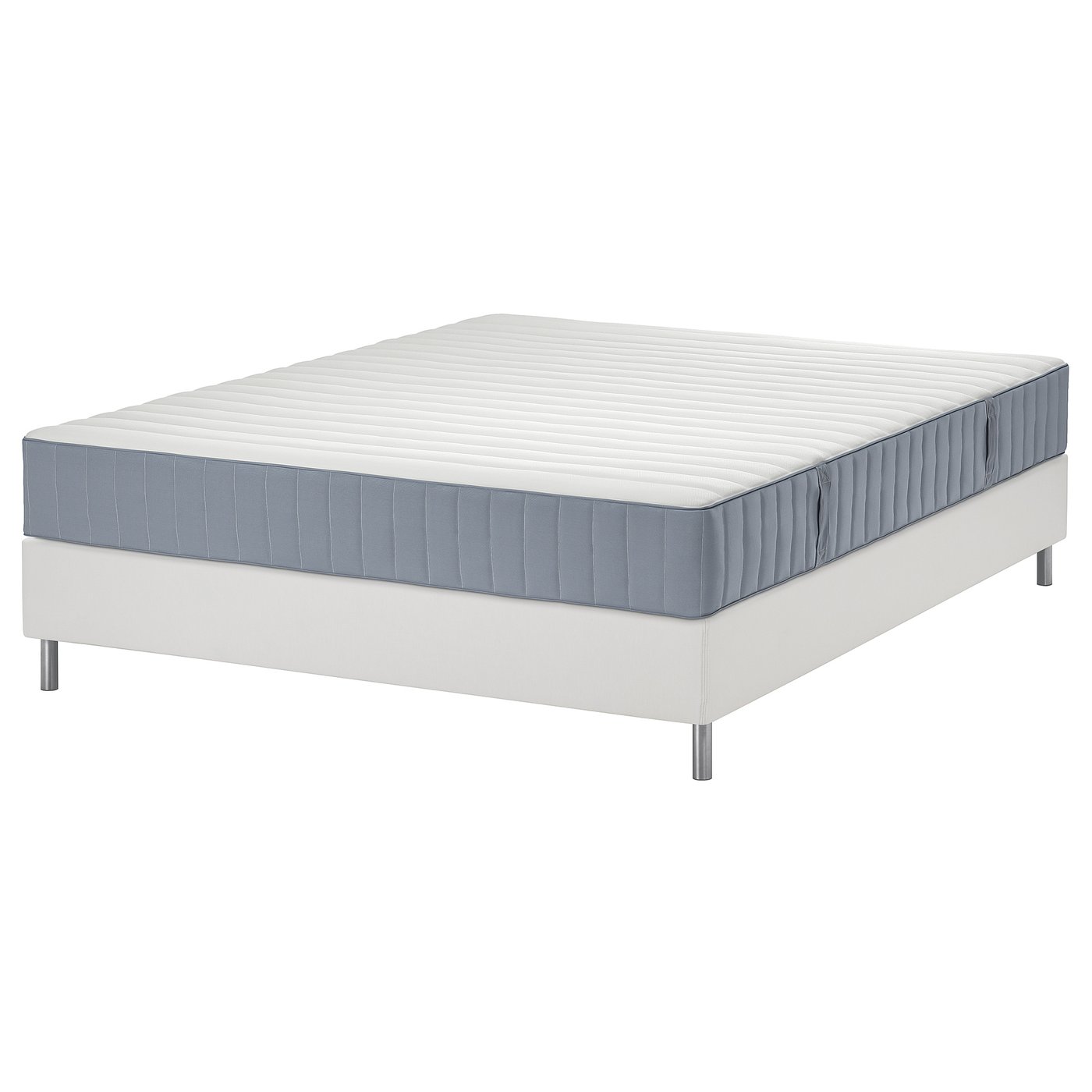 IKEA Ліжко з матрацом LYNGOR 140х200 см Білий (ИКЕА ЛИНГОР) 596.109.85 ...